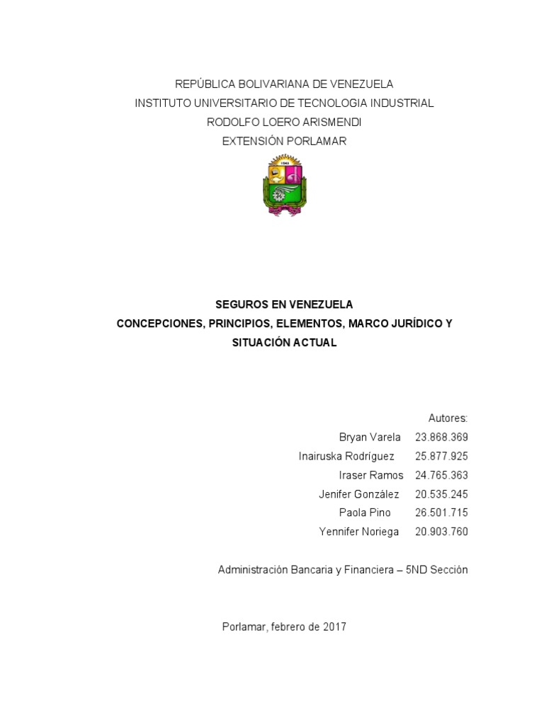 Monografia de Seguros | PDF | Seguro | Reaseguro