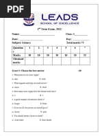 CBSE Class 2 EVS Practice Worksheets (30) - Myself, Body Parts | PDF