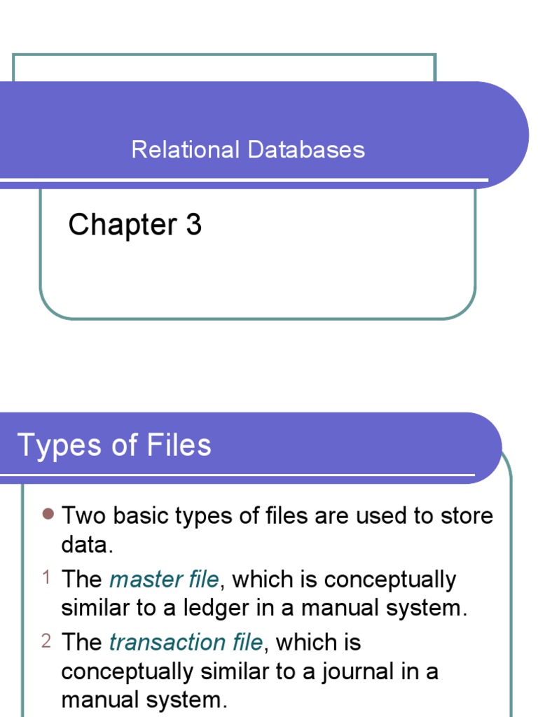 Chapter 3 Slides | PDF | Databases | Relational Model