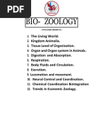 11th Bio-Zoology Important Five Mark Questions | PDF | Epithelium | Digestion