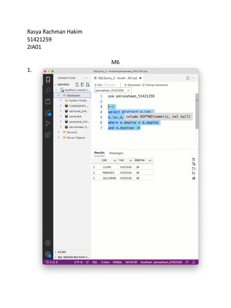 Pert6 Sql Join Table Rasya Rachman Hakim 51421259 Pdf