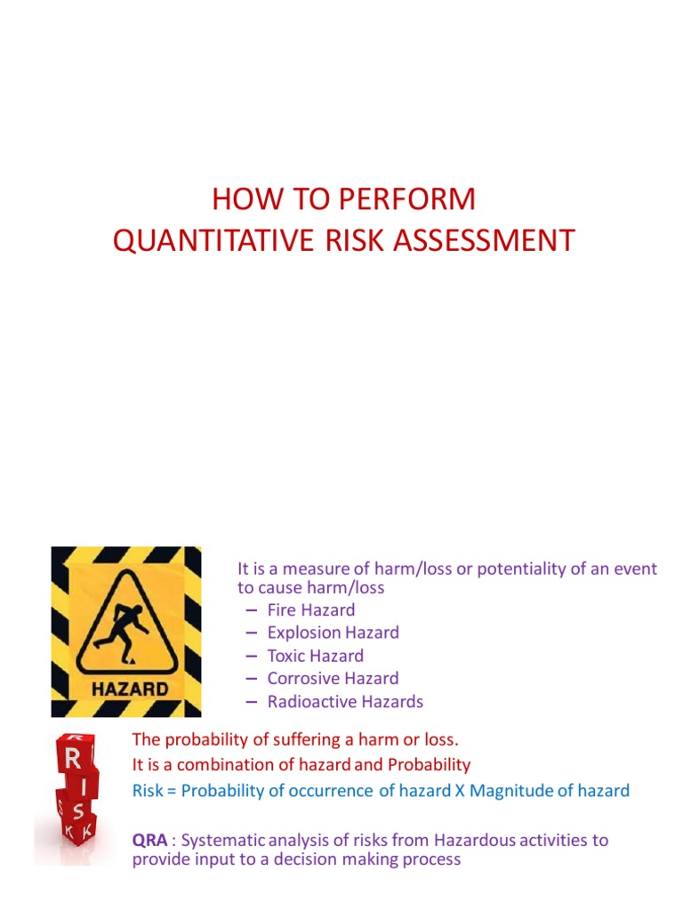 How To Perform Qra | Download Free PDF | Risk | Hazards