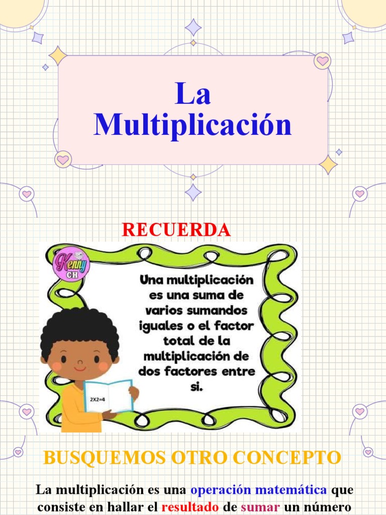 Concepto de Multiplicación para Niños | PDF