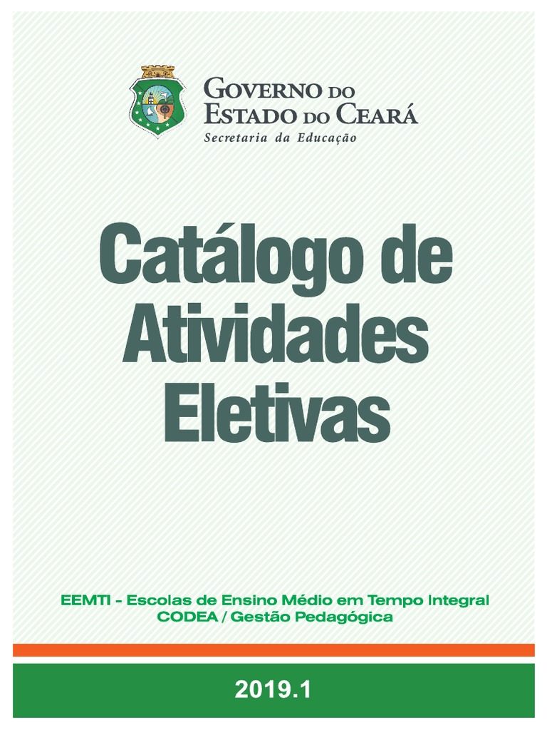 Catalogo Eletivas | PDF | Pedagogia | Matemática