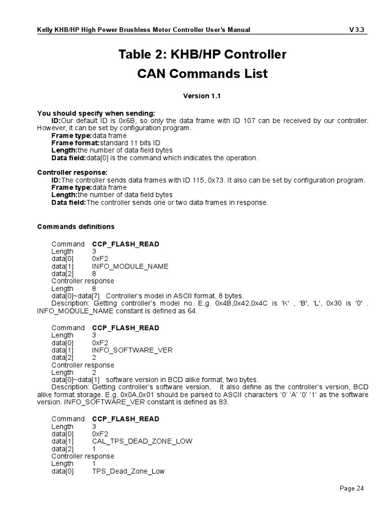 KHB Can Bus | PDF | Analog To Digital Converter | Byte