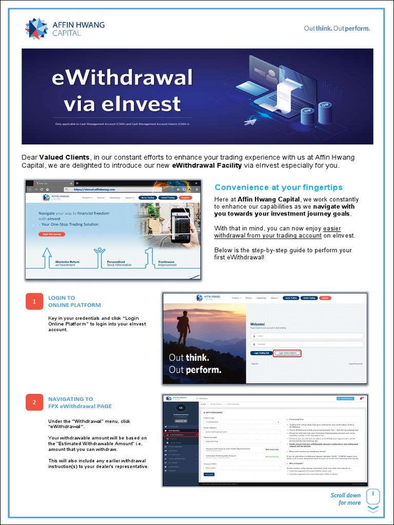 1.3 EWithdrawal Guide | PDF | Cyberspace | Service Industries