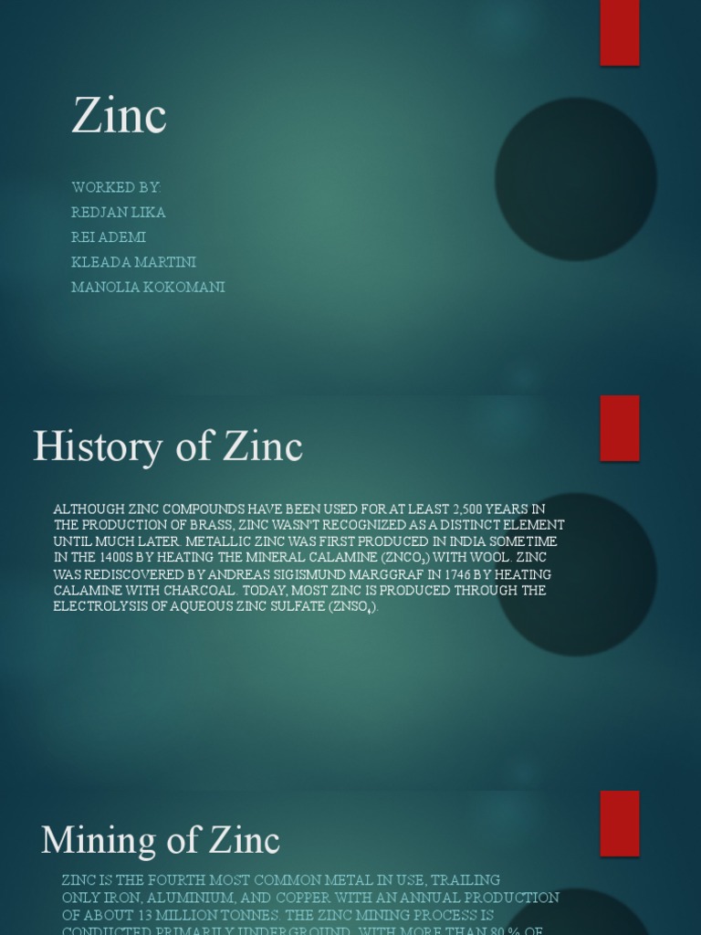 Zink - Kimi Versioni 2 | PDF | Zinc | Metals