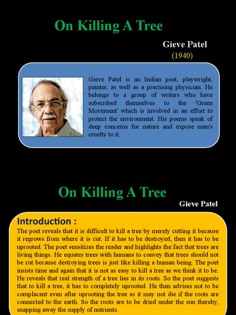 On Killing A Tree | PDF | Trees