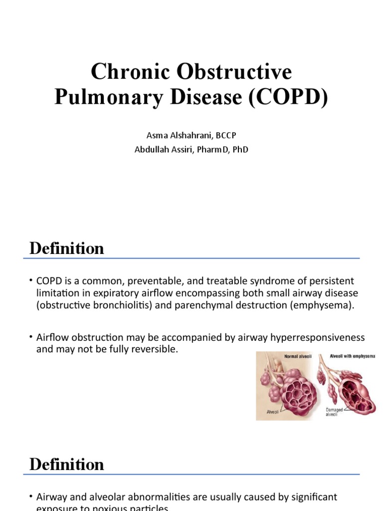 COPD PPT Updated | PDF | Chronic Obstructive Pulmonary Disease ...