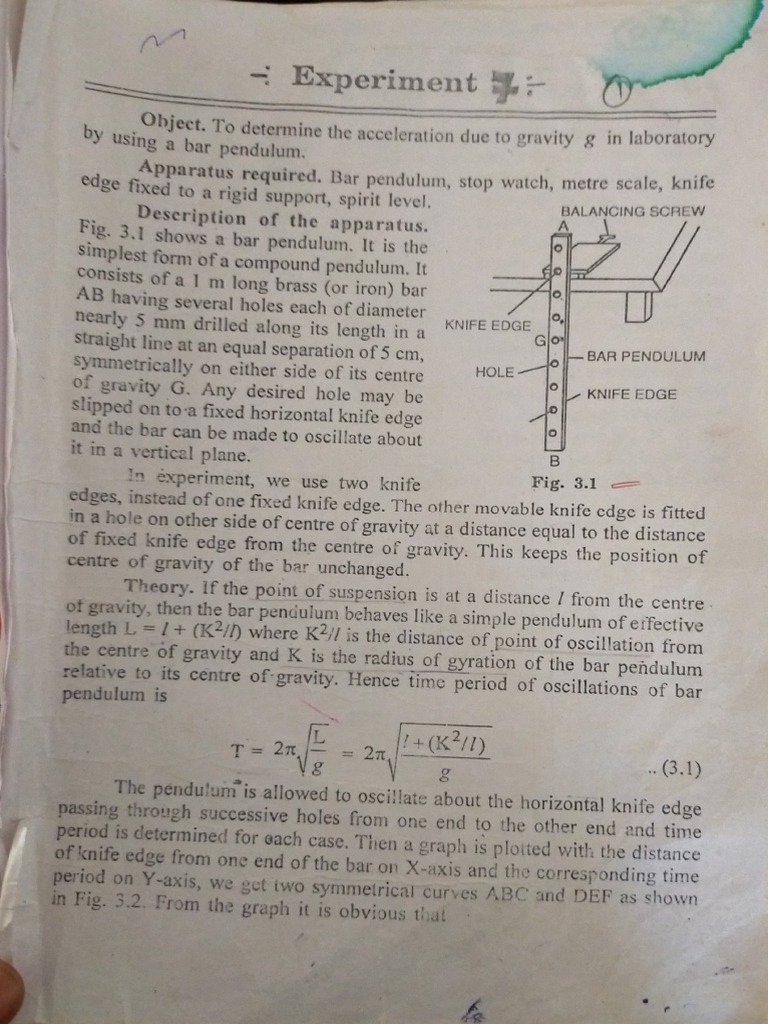 Physics Practical 7 | PDF | Pendulum | Physical Quantities