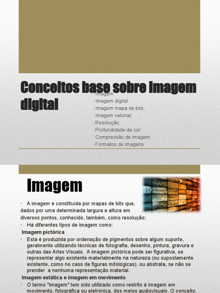 Conceitos Base Sobre Imagem Digital | PDF | Pixel | Imagem digital