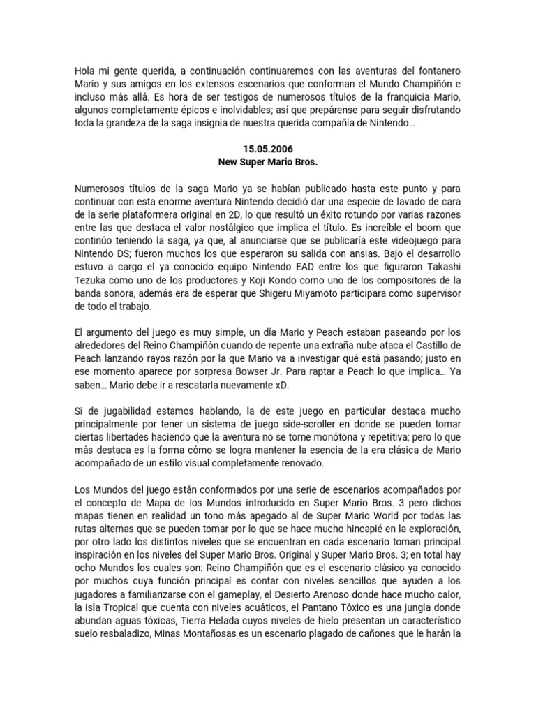 004 Legends - Super Mario Parte 3 | PDF | Mario | Nintendo