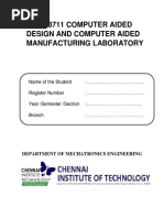 PR6412 Computer Aided Machine Drawing Lab Manual | PDF | Computer Aided ...