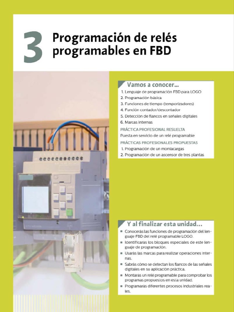 TPDA UD06 Programación de Relés Programables en FBD | PDF