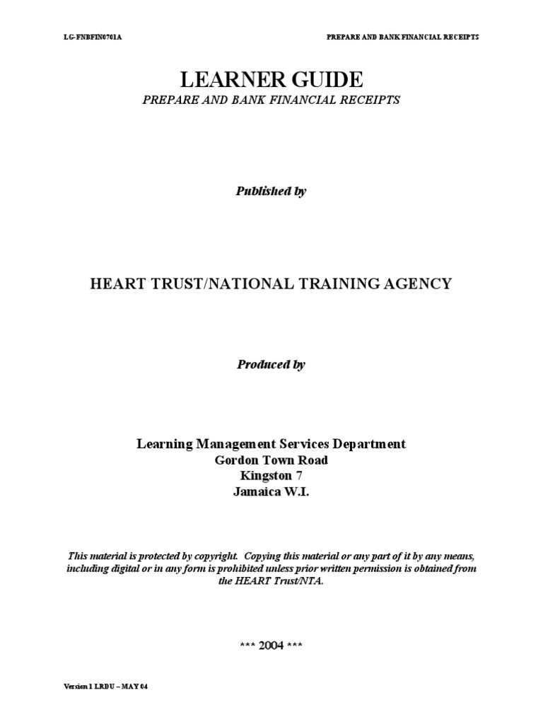 Prepare Bank and Financial Receipt | PDF | Money | Cheque