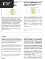Proyección UTM en México: Guía Completa | PDF | Geodesia | Metrología