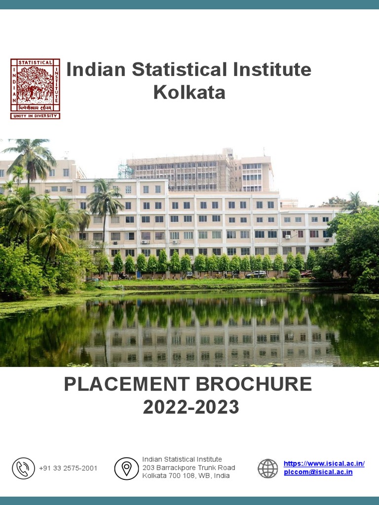 ISI Placement Brochure 2022-23 | PDF | Science