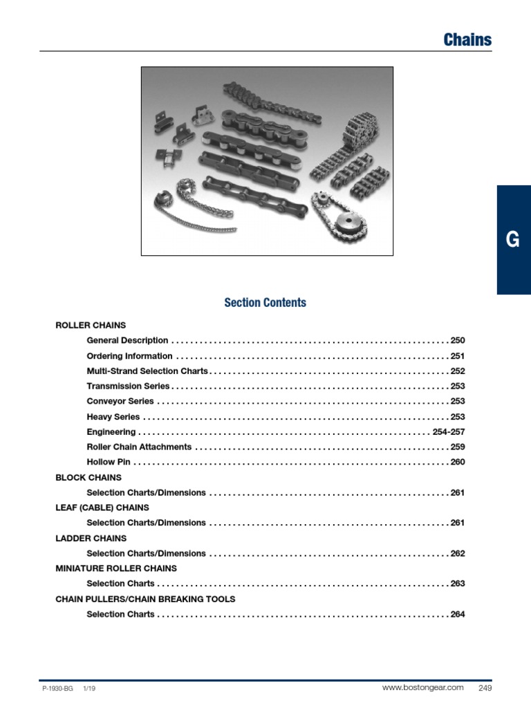 Roller Chain Design and Specifications | PDF | Friction | Horsepower