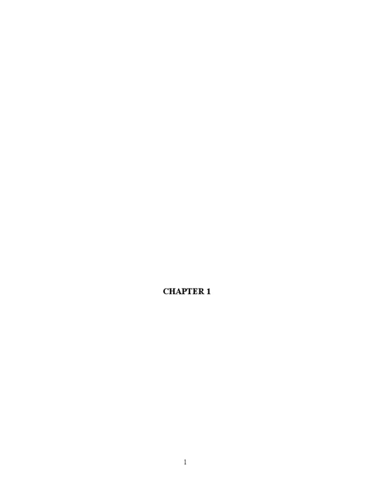 Chap 1 | PDF