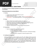 Template - Traceability Audit Checklist (Example) | PDF | Science ...