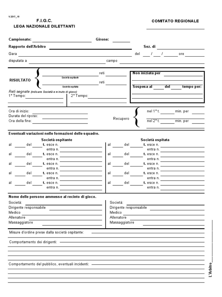 Otr Referto Gara | PDF