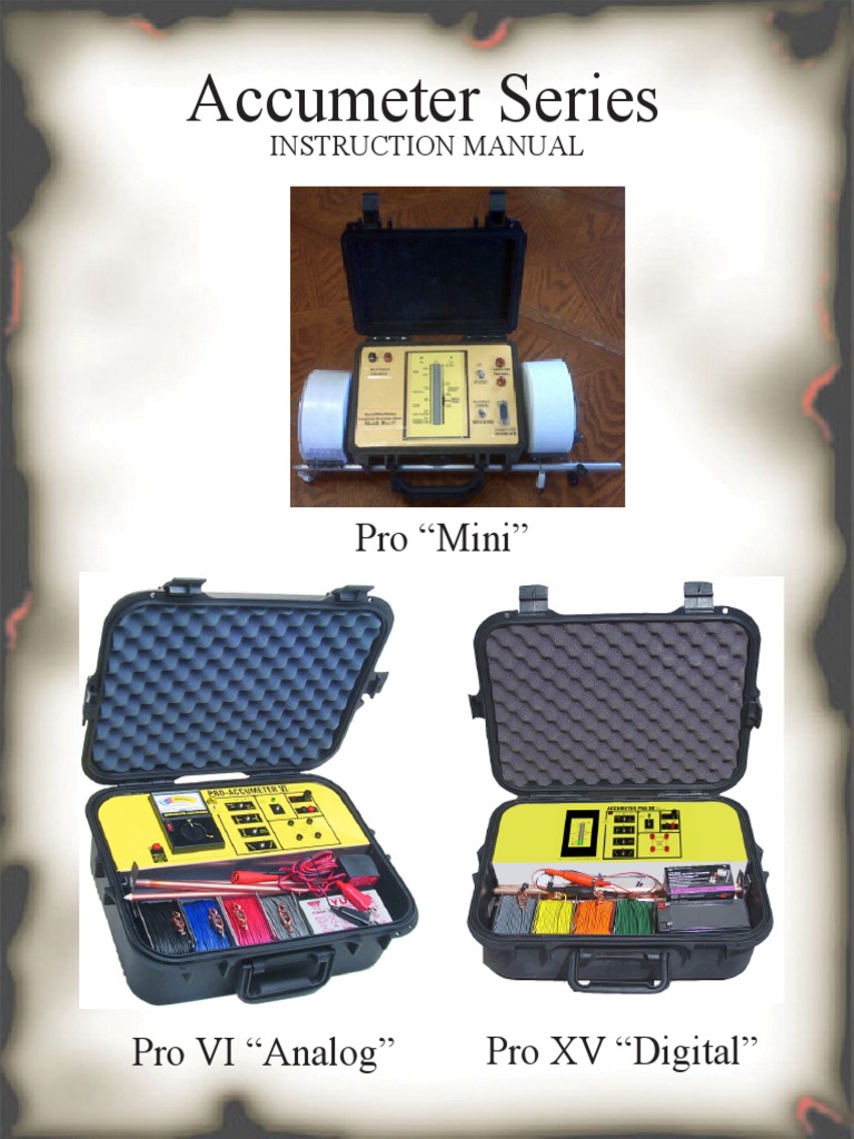 Pro Accumeter VI Series Instruction Manual | PDF | Electrical ...