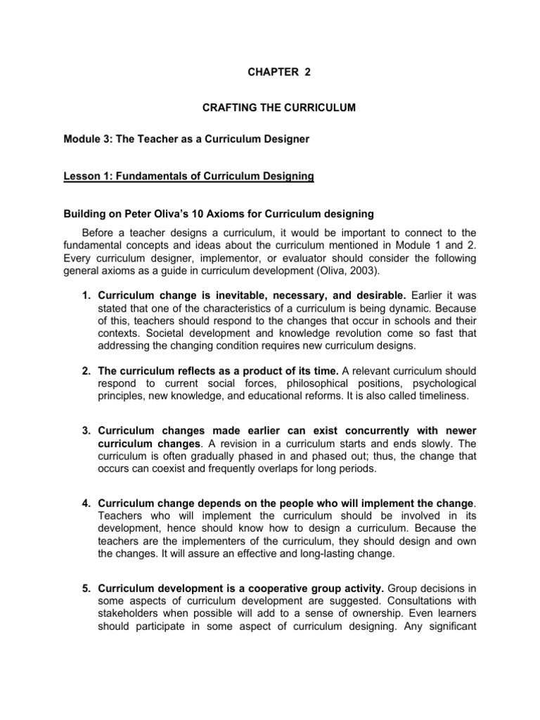 Chapter 2 Module 3 | PDF | Curriculum | Educational Assessment
