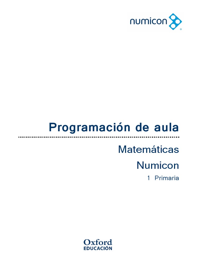 Programacion de Aula 1 Primaria | PDF | Educación primaria | Pensamiento