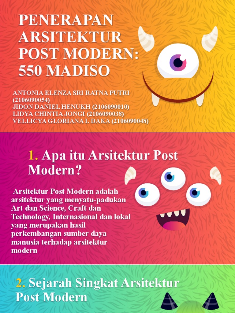 Arsitektur Postmodern: Studi Kasus 550 Madison | PDF