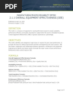 VDI 3423 Availability of Machines | PDF | Troubleshooting