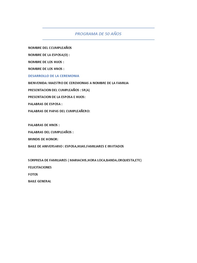 Programa 50 Años Ok | PDF