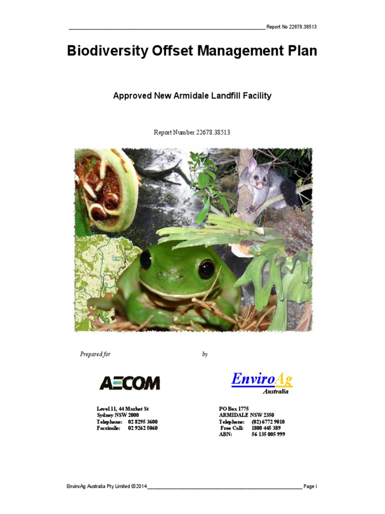 Biodiversity Offset Management Plan | PDF | Soil | Topsoil