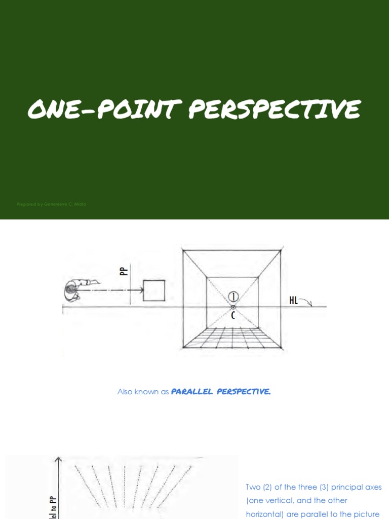 03 - One-Point Perspective | PDF