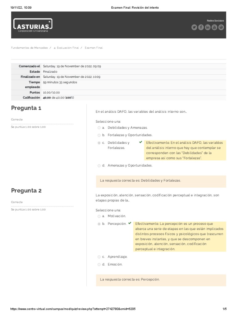 Examen Final - Fundamentos de Mercado GAP2 | PDF | Marketing | Marca