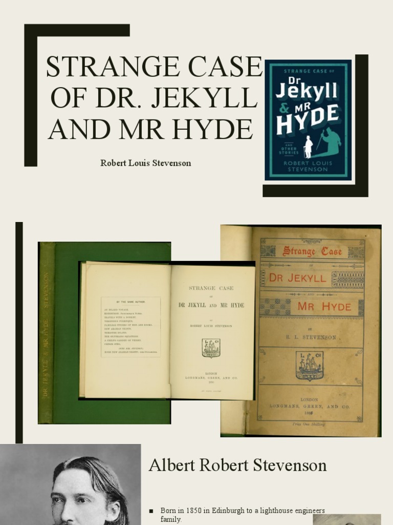 Strange Case of DR Jekyll and MR Hyde | PDF