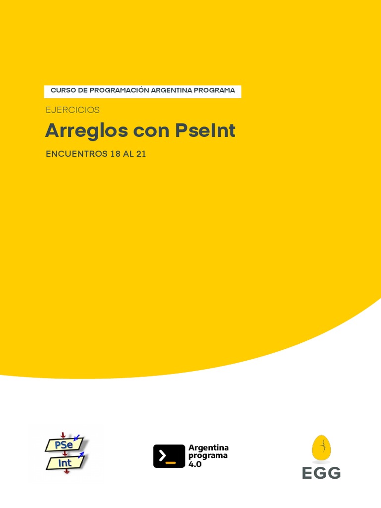 Ejercicios de Arreglos en PSeInt | PDF | Ingeniería de software | Programación de computadoras