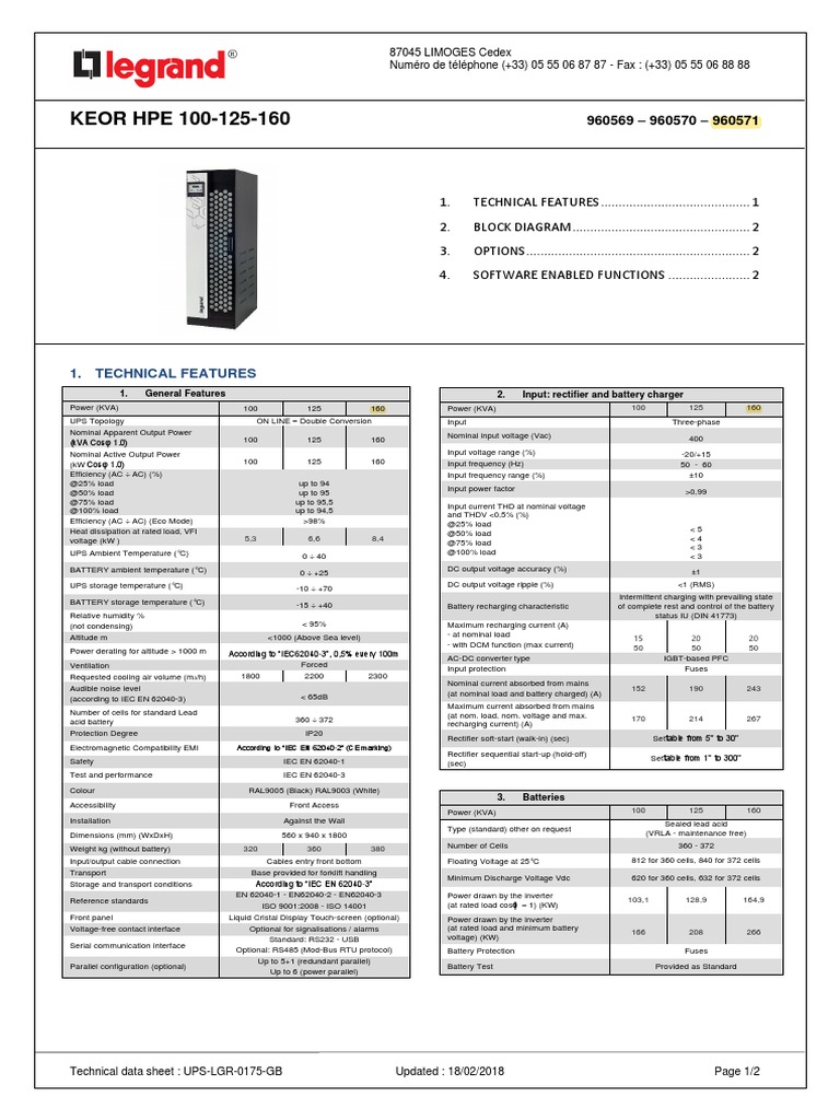 05 Ups 160kva | PDF | Power Inverter | Rectifier