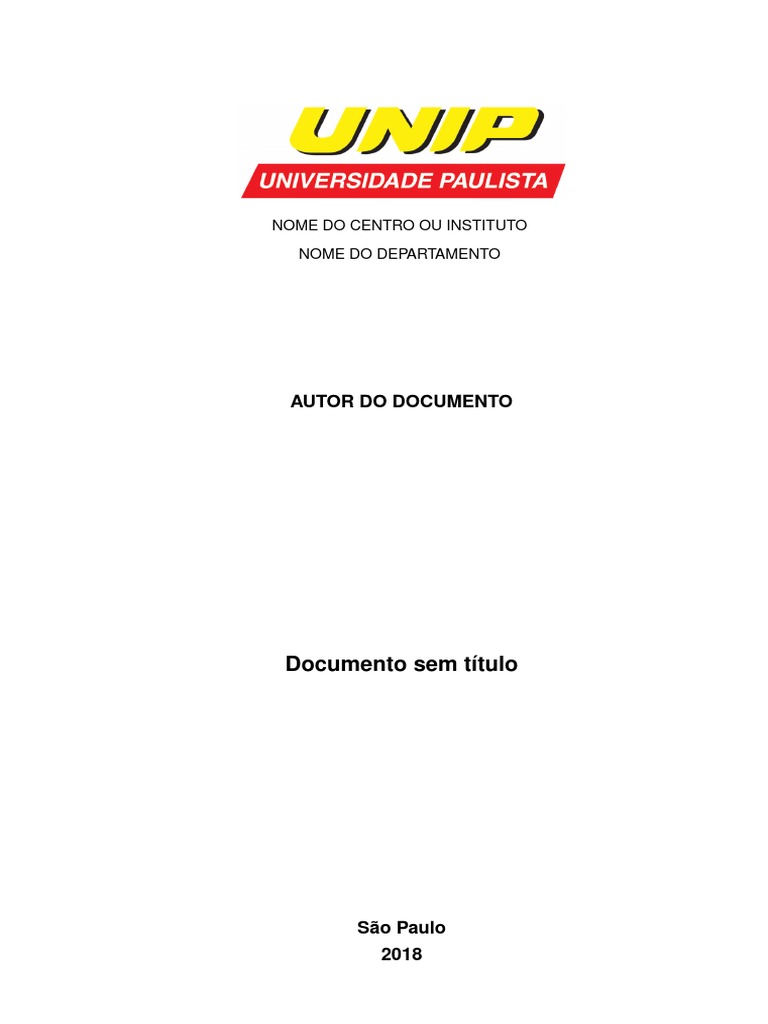 Documento Sem Título | PDF | Abstract (resumo) | Autor