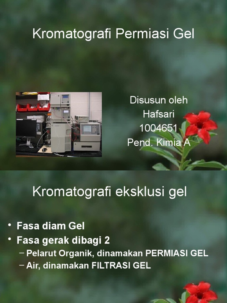 Kromatografi Permiasi Gel | PDF