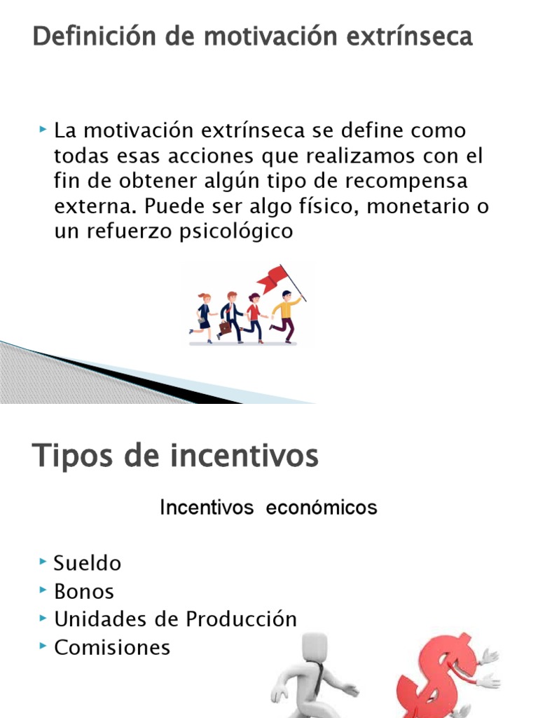 Definición de Motivación Extrínseca | PDF