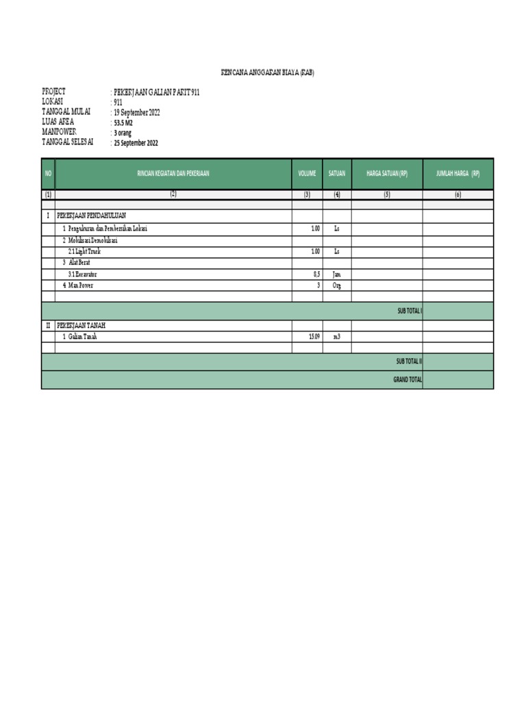 Rab Galian Parit | PDF