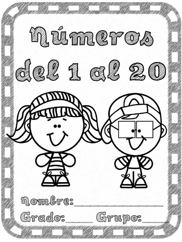 Cuadernillo 3ero Numeros Del 1 Al 20 Pdf