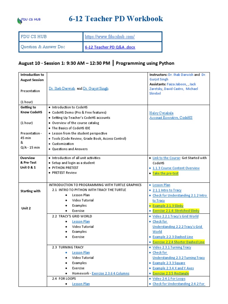 Curriculum 6 12 August V4 Pdf Python Programming Language Variable Computer