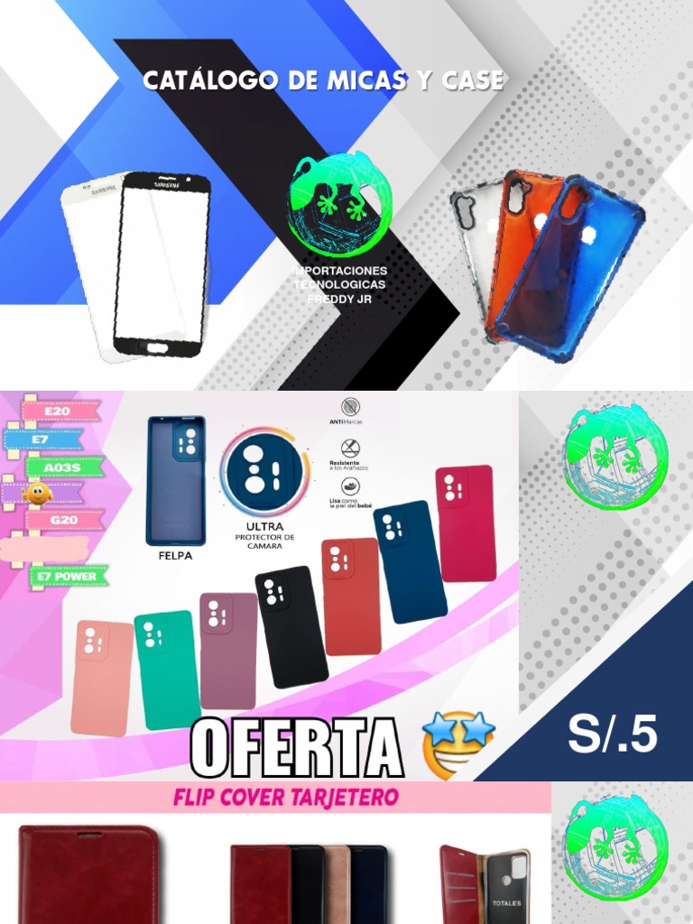 Catálogo de Micas y Cases Freddy Jr | PDF