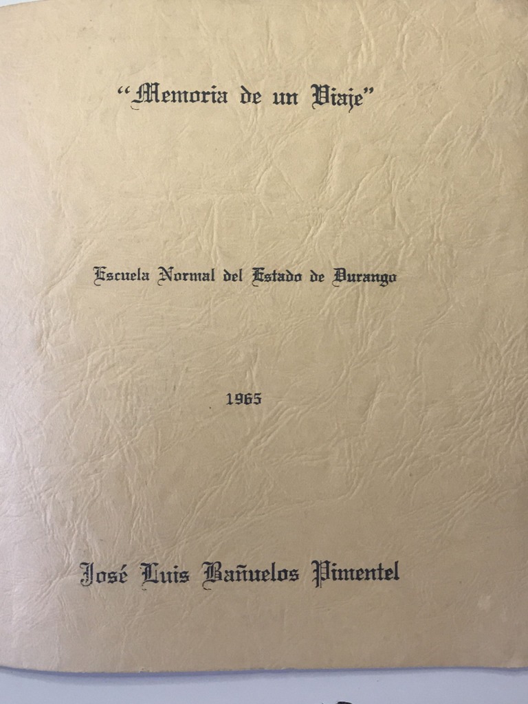 Memoria de Un Viaje | PDF