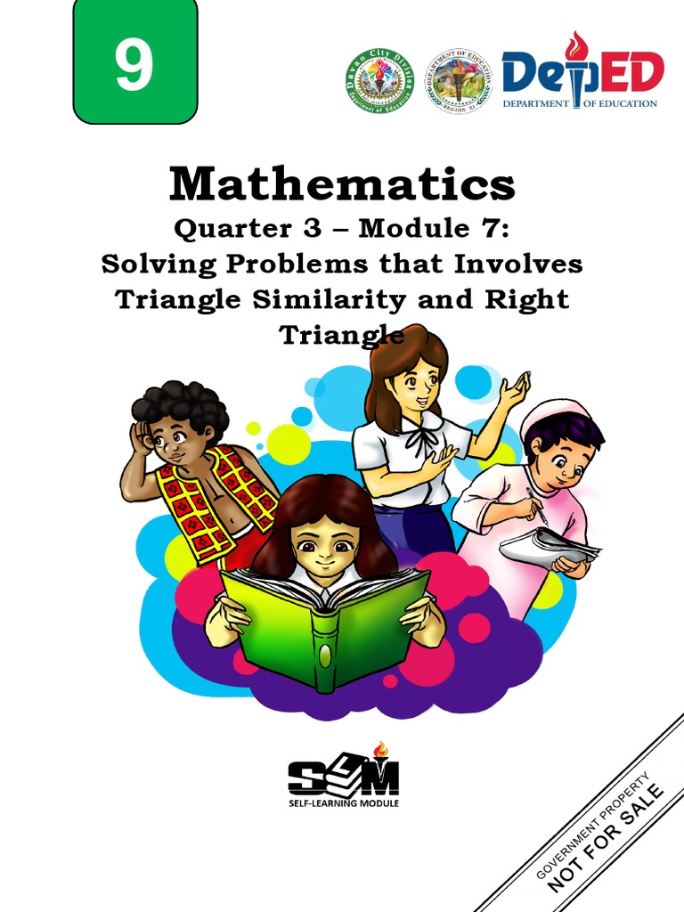 Q3 Math 9 Module 7 | PDF | Triangle | Elementary Geometry