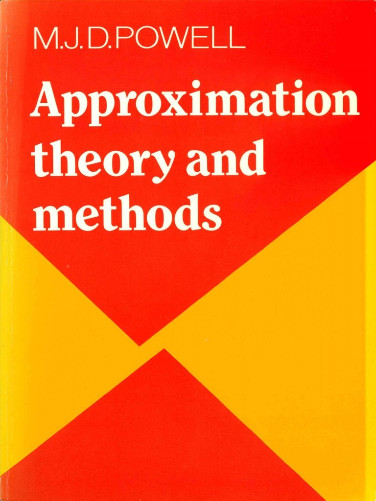 M.J.D. Powell - Approximation Theory and Methods-Cambridge University Press (1981) | PDF ...