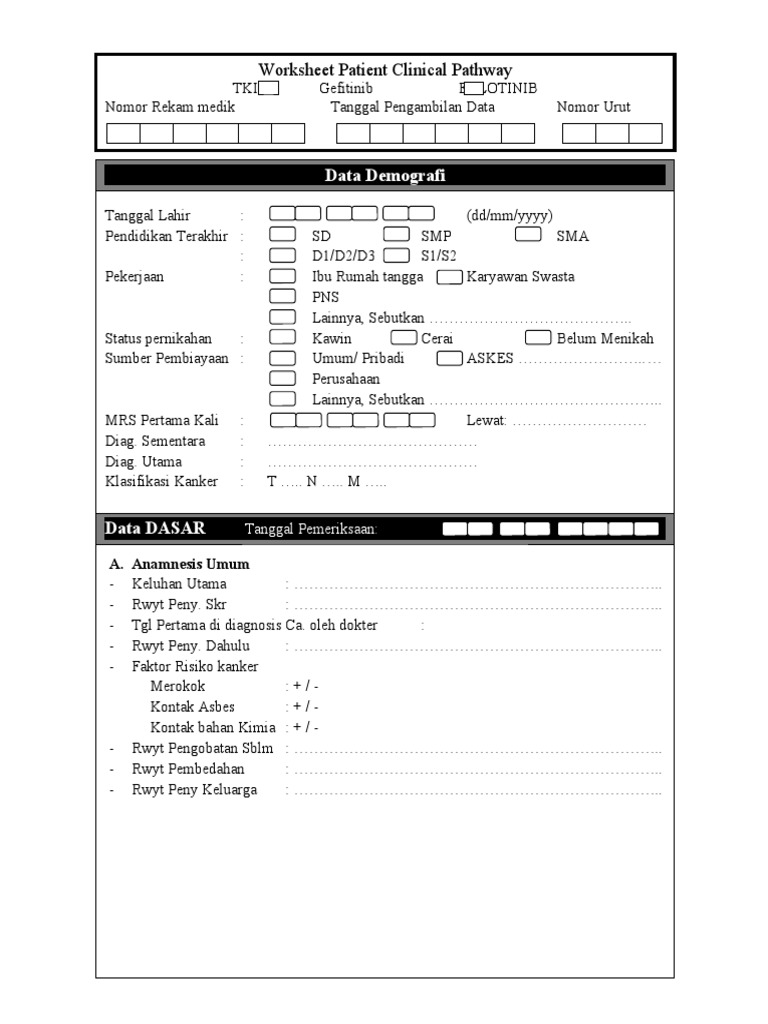 Lembar Pengumpulan Data (LPD) | PDF