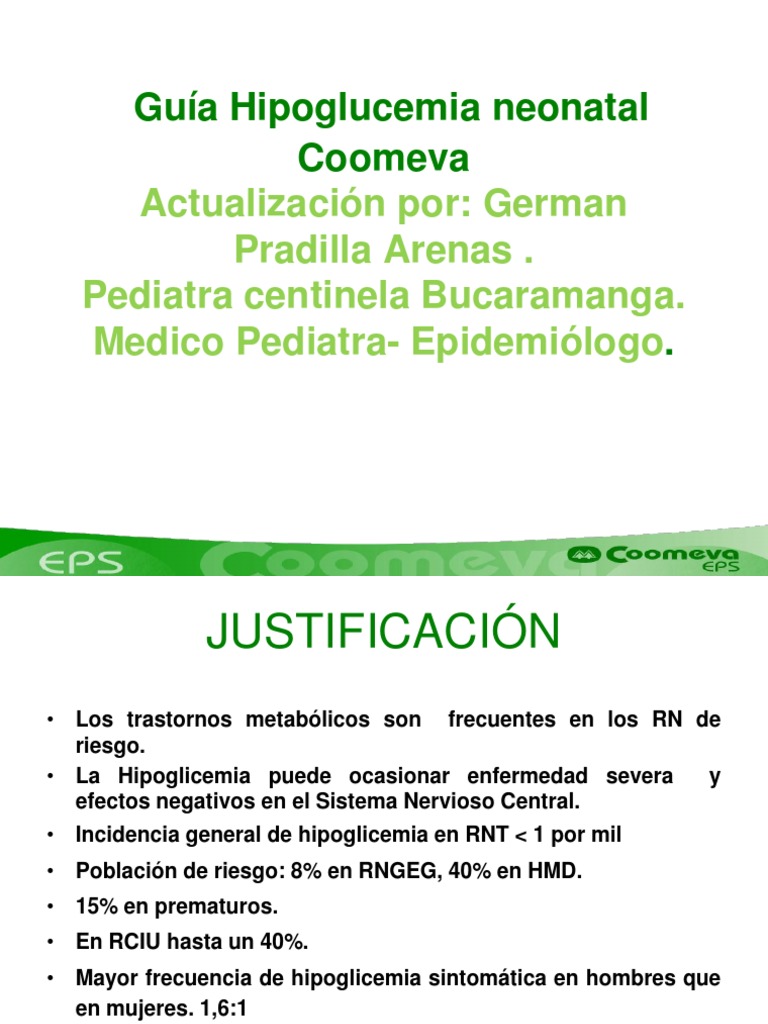 Guía sobre la identificación, diagnóstico y manejo de la hipoglucemia ...