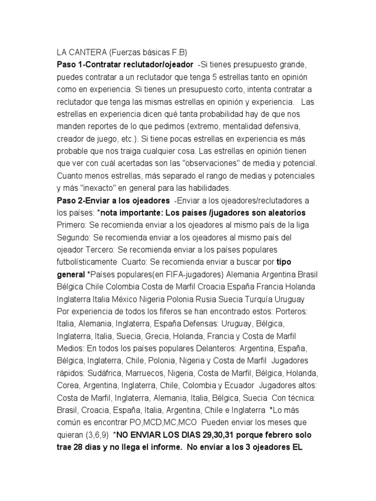 La Cantera | PDF | Asociación de equipos de fútbol | Asociación Nacional de Equipos de Fútbol